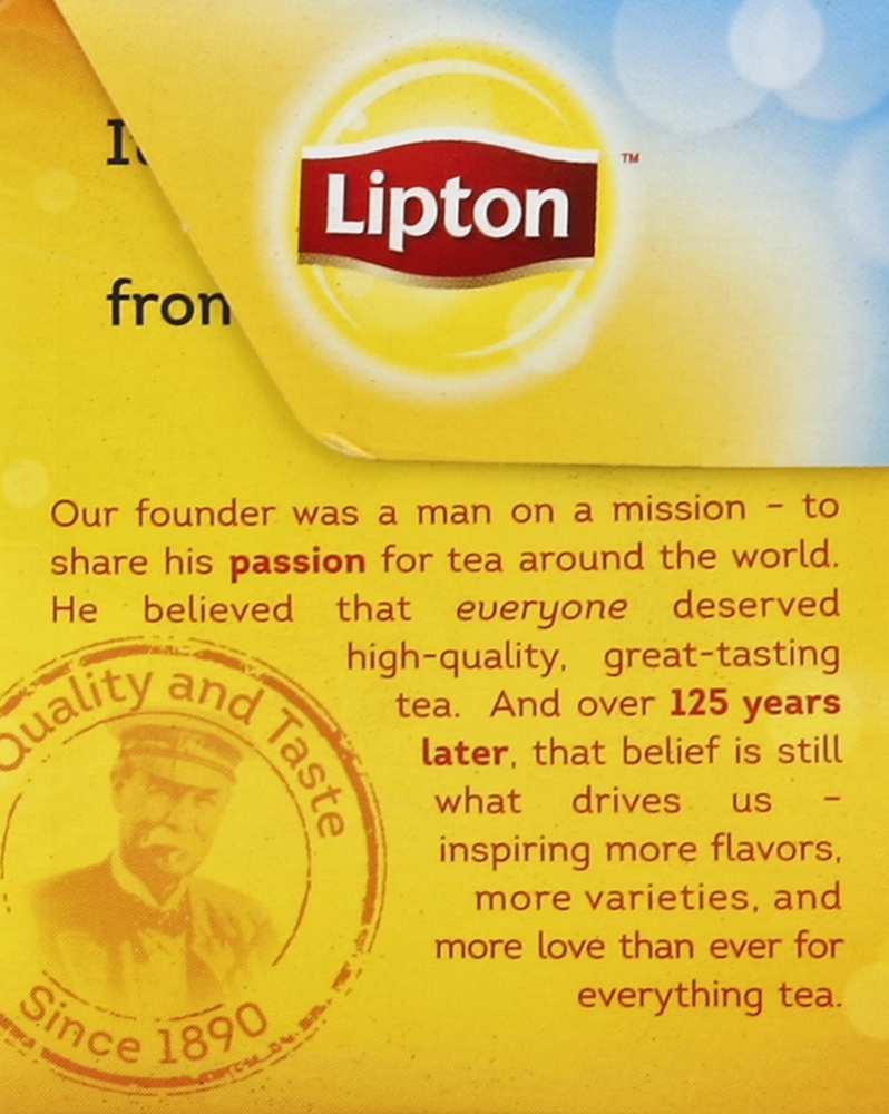 Lipton ColdBrew Iced Tea, Family Size Tea Bags-Planogram-Left