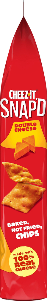Cheez-It Snap'd Cheesy Baked Snacks, Double Cheese, Family Size ...