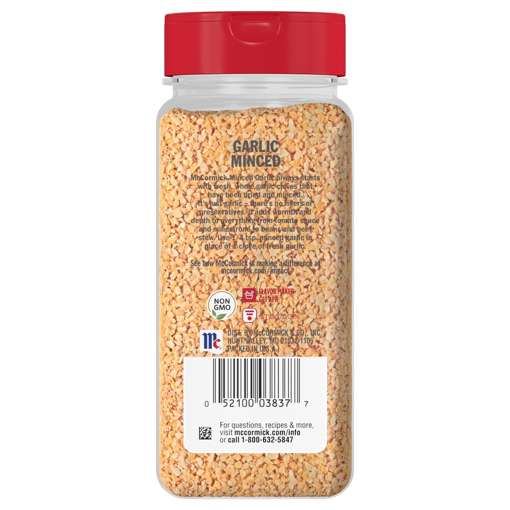 Mccormick Minced Garlic Ingredients