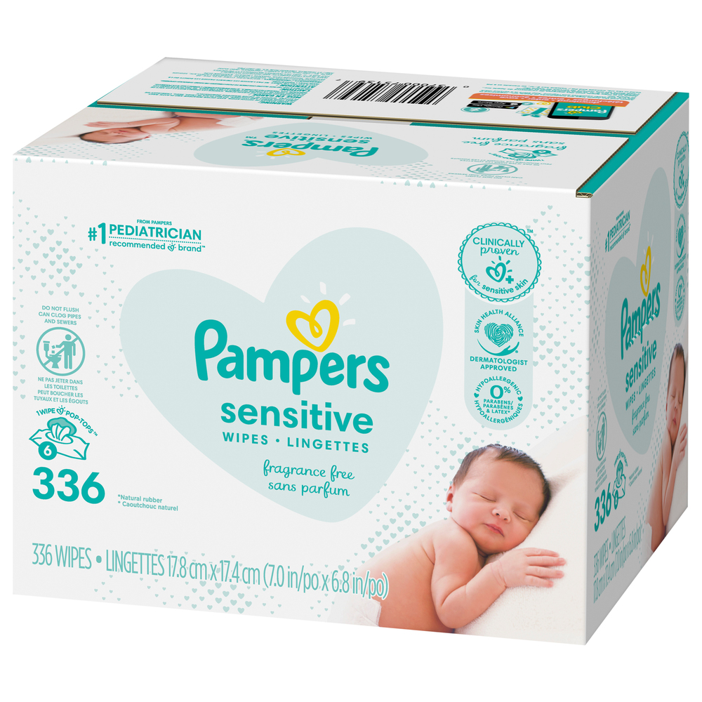 pampers sensitive 336