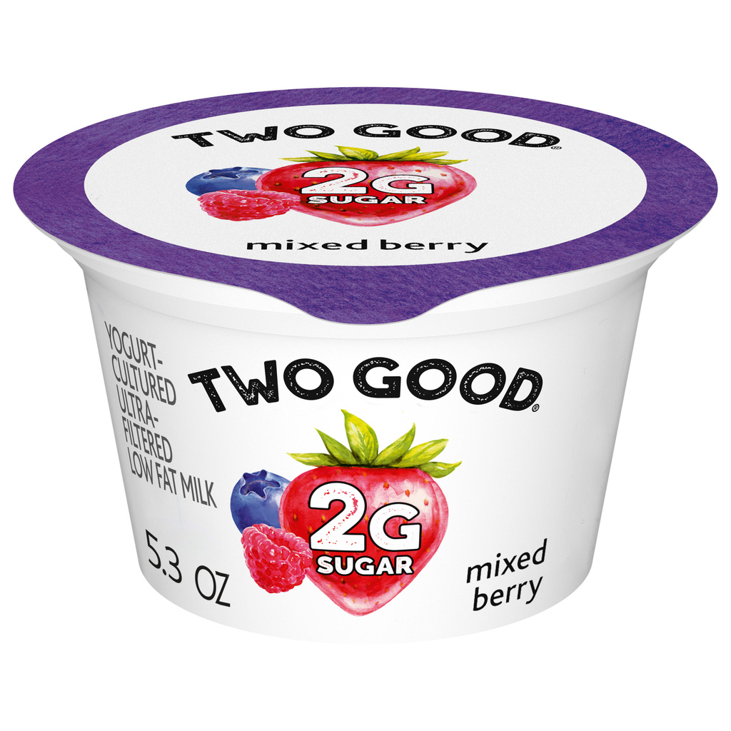 Two Good Yogurt, Lowfat, Greek, Mixed Berry-Hero