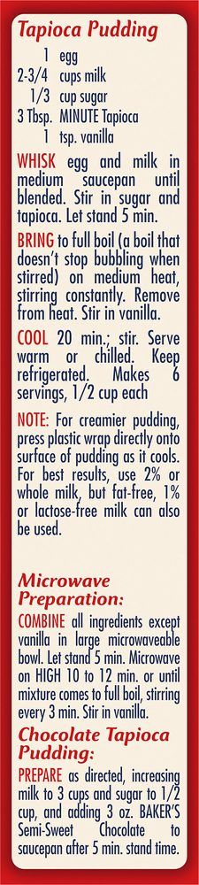 Kraft Minute Tapioca-Planogram-Left