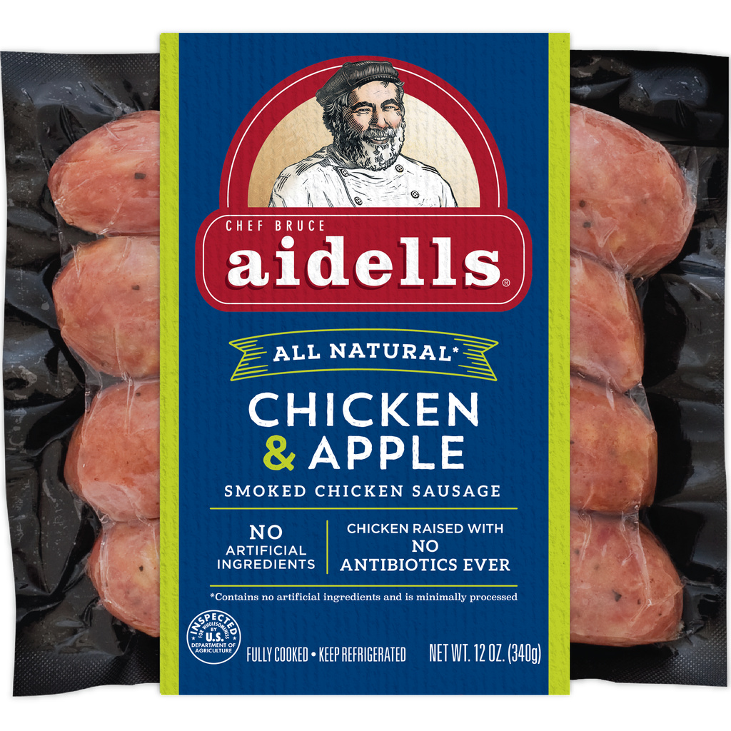 Aidells Smoked Chicken and Apple Sausage Links-Hero
