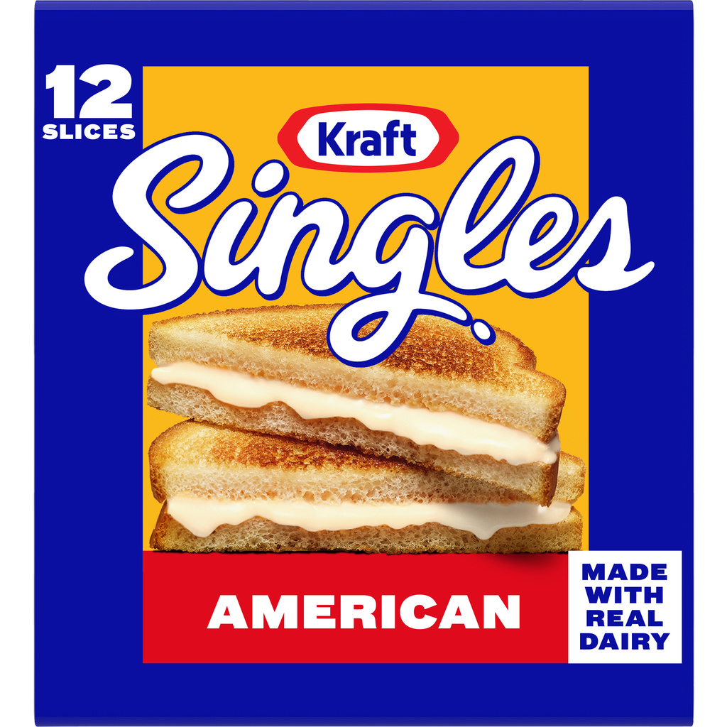 Kraft Cheese Slices, American, Singles-Hero