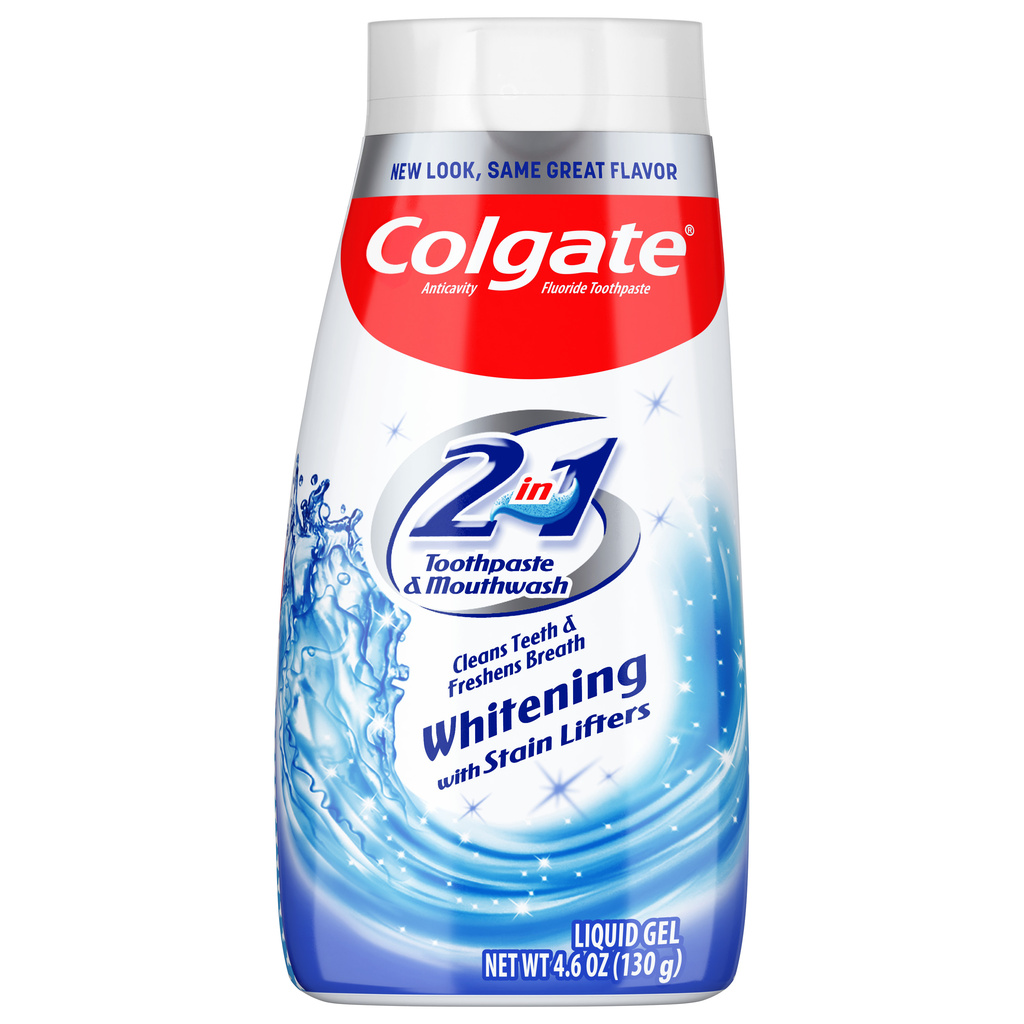 Colgate Toothpaste & Mouthwash, 2 in 1, Whitening with Stain Lifters ...