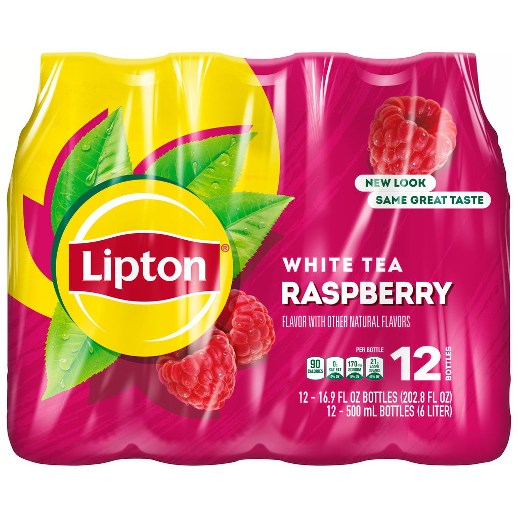 Lipton White Tea, Raspberry, 12 Pack-Hero