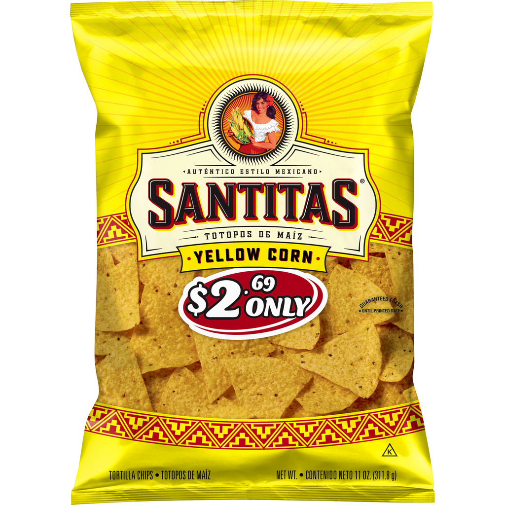 Santitas Tortilla Chips, Yellow Corn-Hero