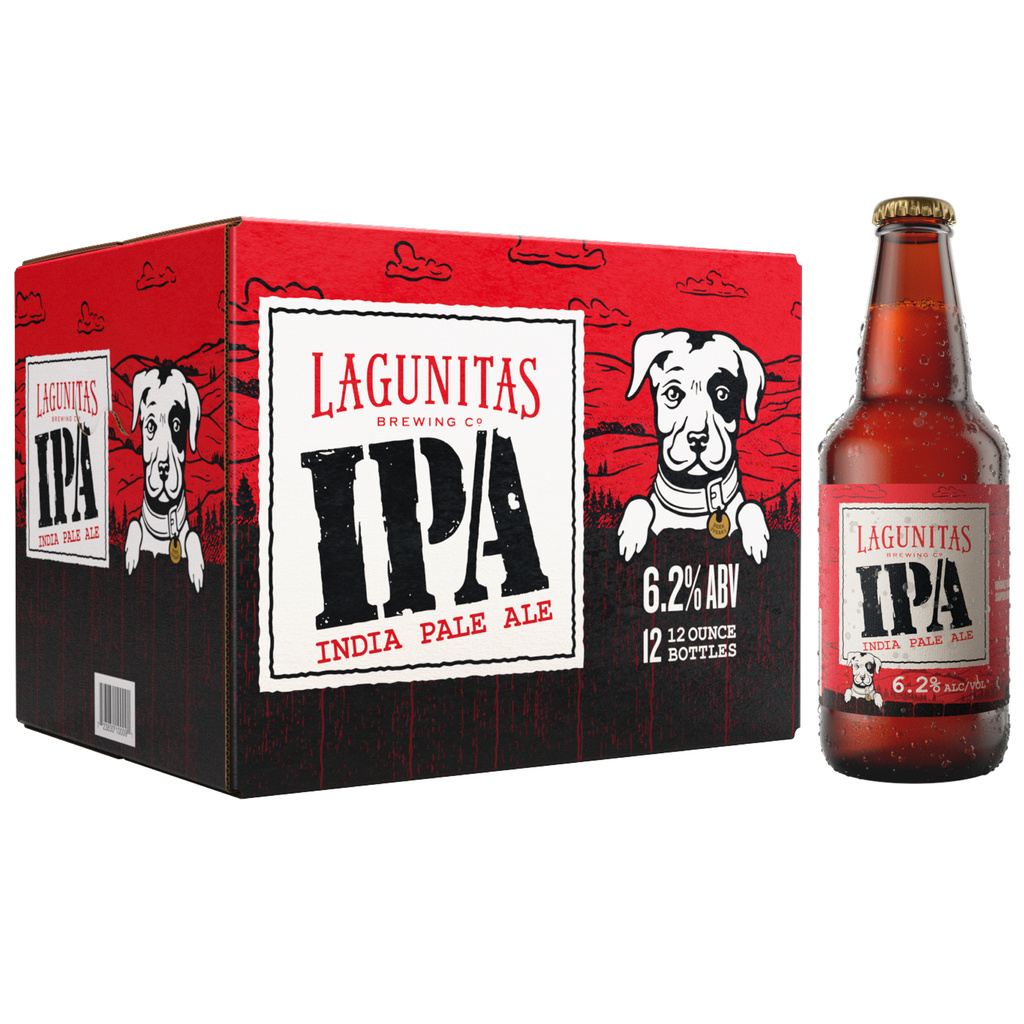 Lagunitas IPA 12 Pack, 12 fl. oz. Bottles-Hero