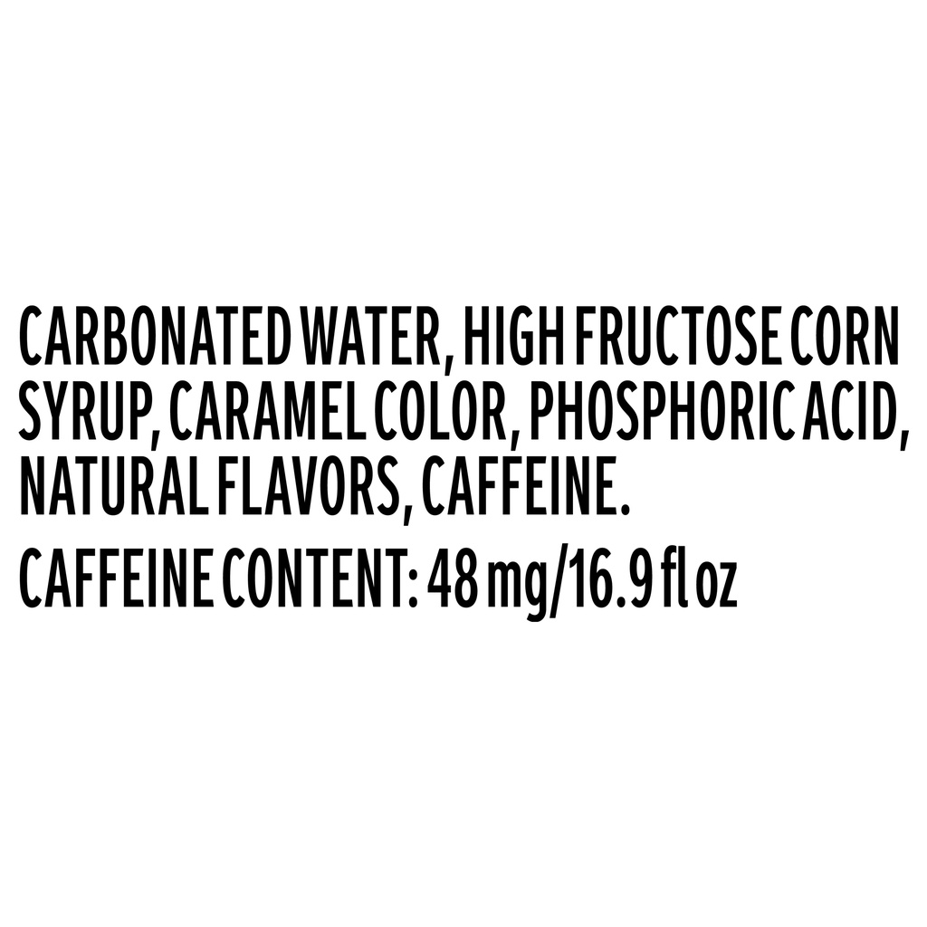 COCA COLA Cola-Ingredients