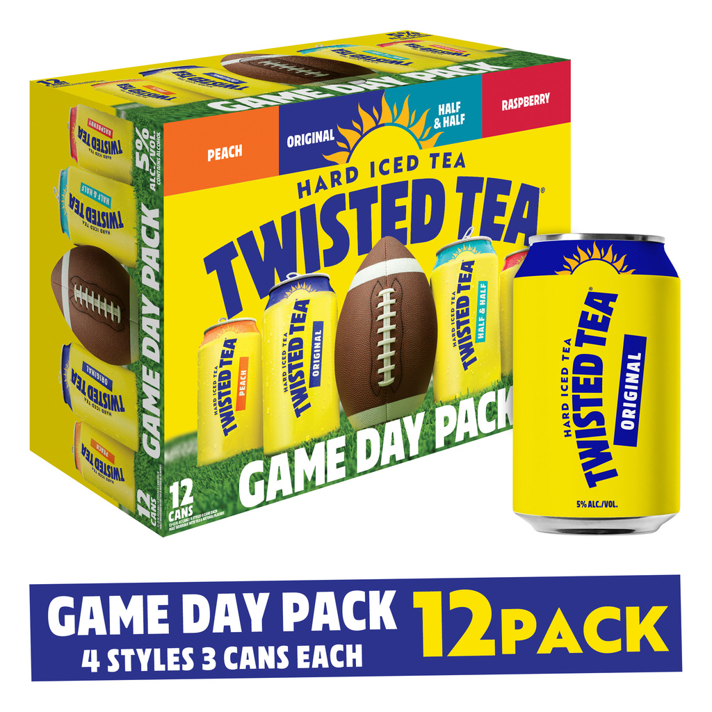Twisted Tea Hard Iced Tea, Assorted, Party Pack-Hero