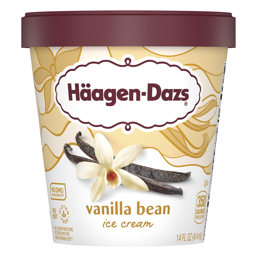 Haagen-Dazs Ice Cream, Vanilla Bean-Hero