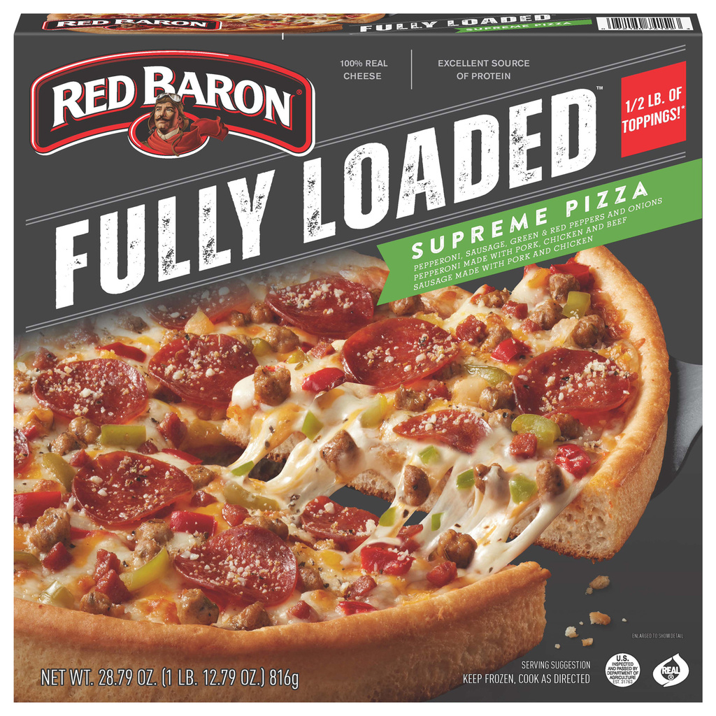 Red Baron Pizza, Fully Loaded, Supreme-Hero