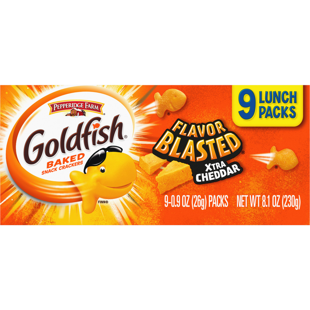 Pepperidge Farm® Goldfish® Flavor Blasted® Xtra Cheddar-Planogram-Left