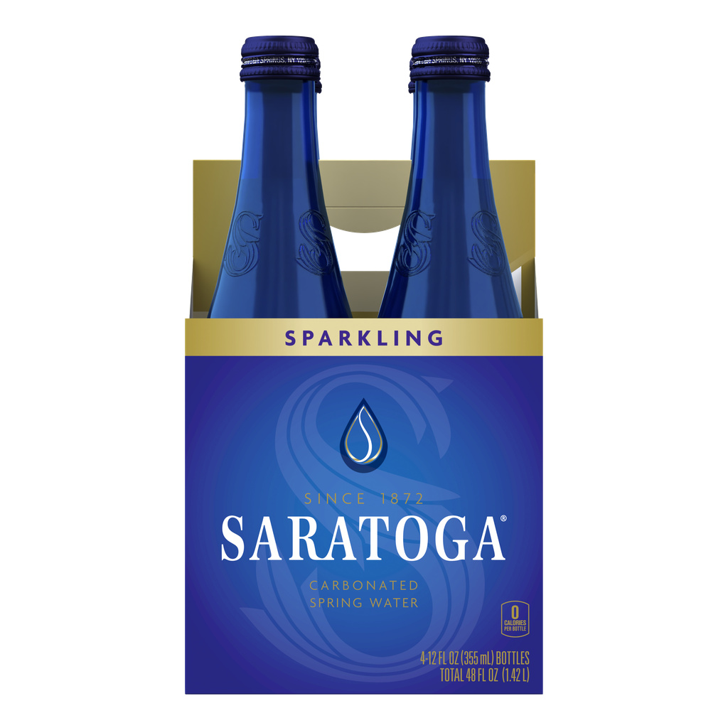 Saratoga Spring Water, Carbonated, Sparkling-Hero
