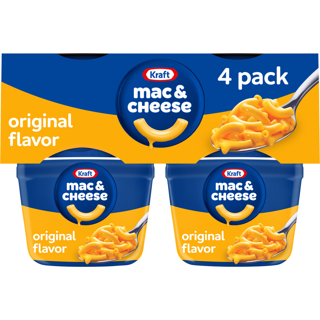 Kraft Mac & Cheese, Original Flavor, 4 Pack-Hero