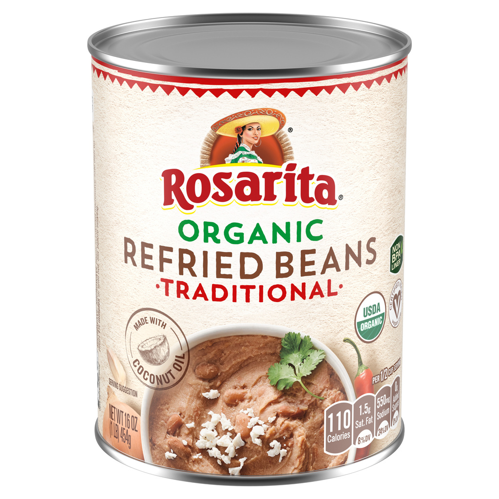 Rosarita Refried Beans, Organic, Traditional-Hero