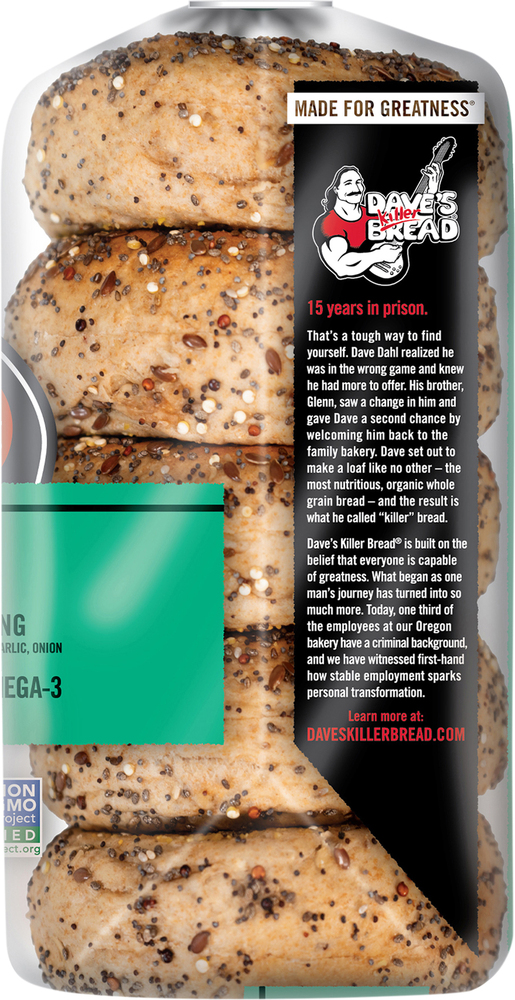Dave's Killer Bread Organic Epic Everything Bagels-Planogram-Right