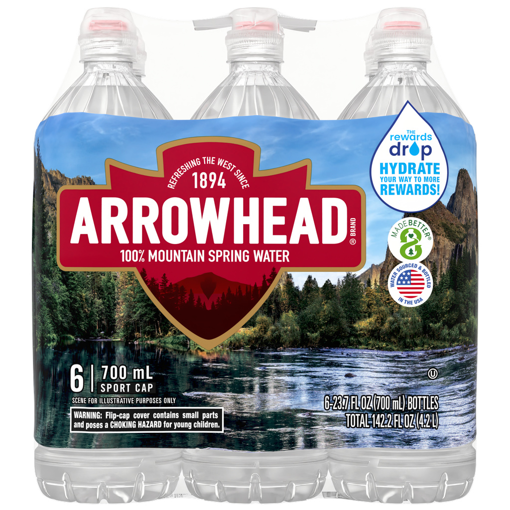Arrowhead Spring Water, 100% Mountain-Hero