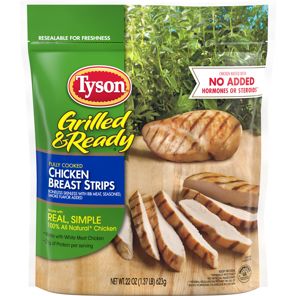 Tyson Grilled And Ready Chicken Breast Strips-Hero