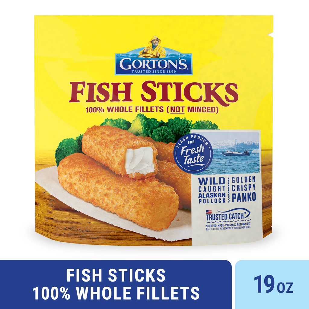 Gorton's Fish Sticks, Breaded-Hero