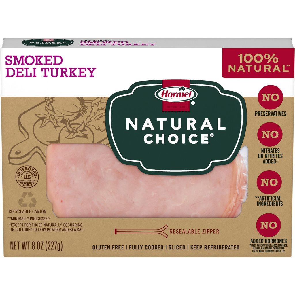 Hormel Natural Choice Turkey, Smoked, Deli-Hero