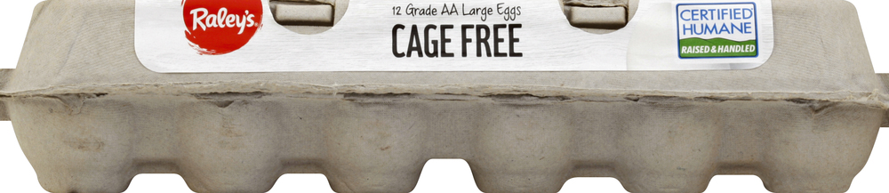 Raley's Eggs, Cage Free, Large-Ecom