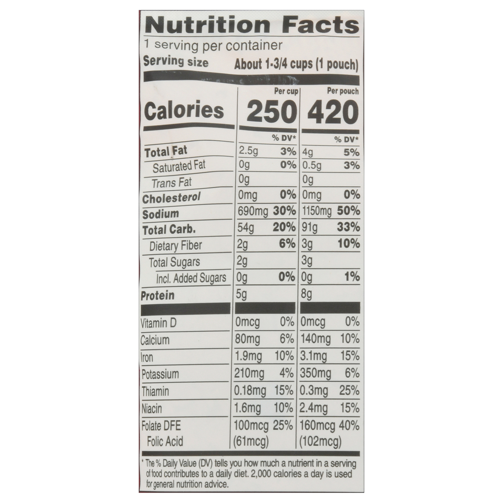 Rice Roni Rice, Spicy Spanish Flavor-Nutrition-Facts