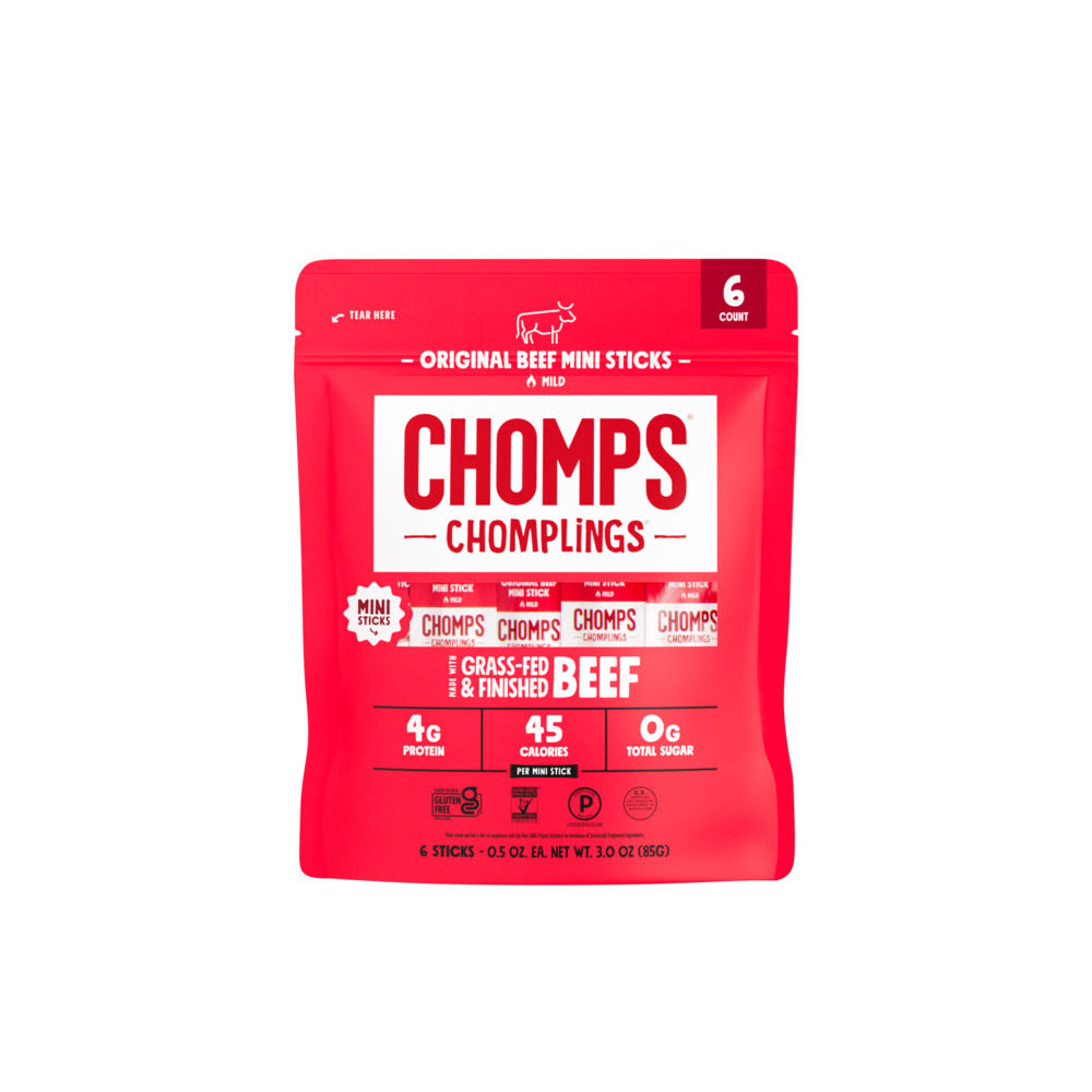 Chomps Chomplings, Original Beef, Mild-Main