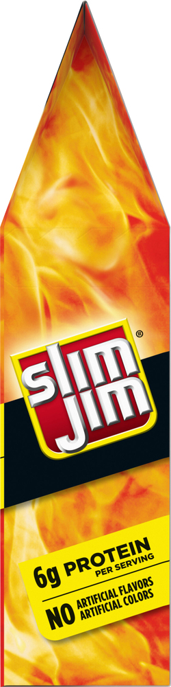 Slim Jim Snack Stick, Smoked, Spicy, Snack Size-Planogram-Right