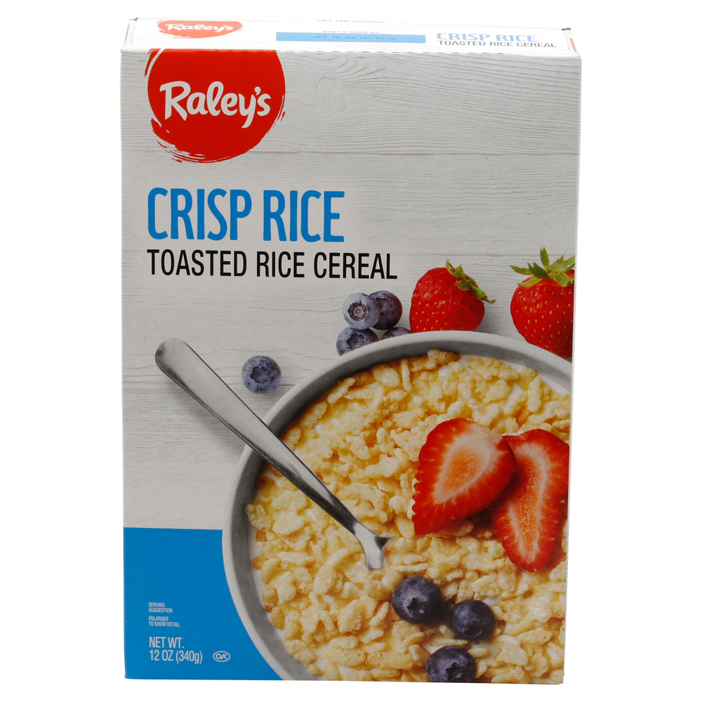 Raley's Rice Cereal, Crisp Rice, Toasted-Main