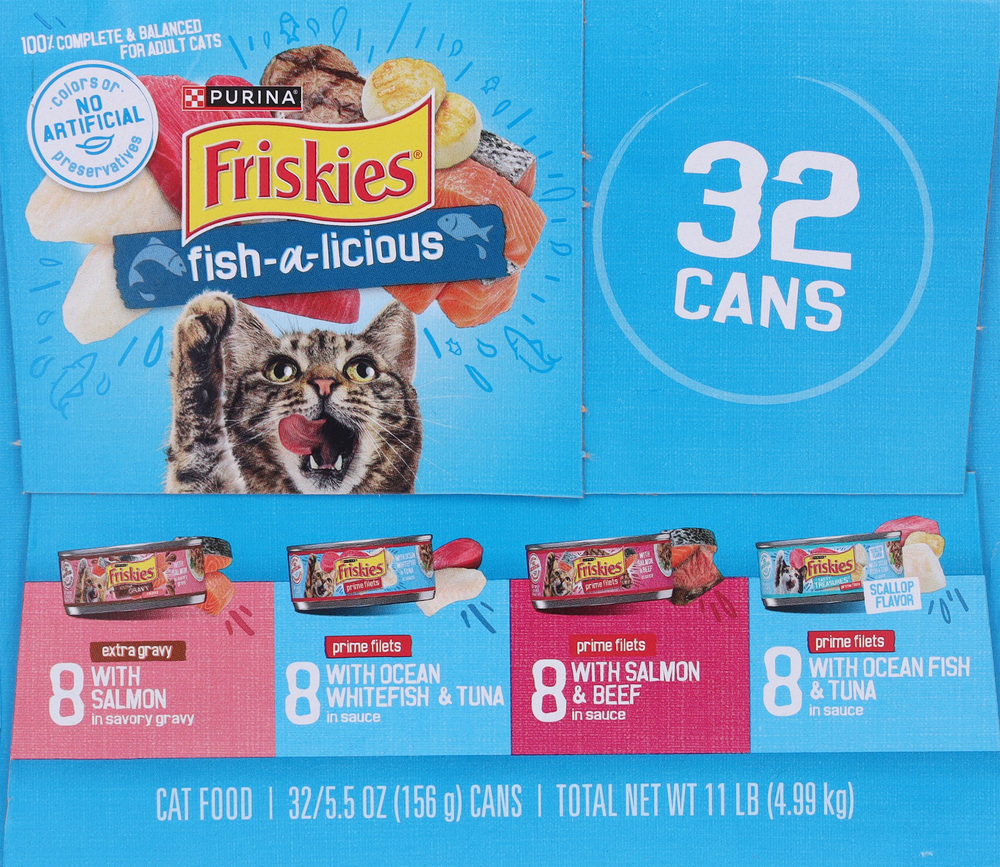 Friskies Adult Fish-a-Licious Cat Food-Planogram-Left