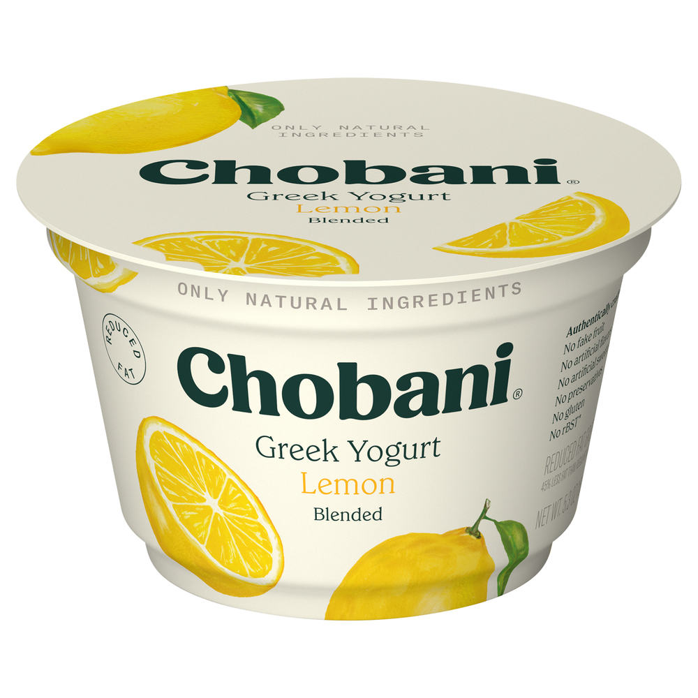 Chobani Yogurt, Greek, Blended, Lemon-Main