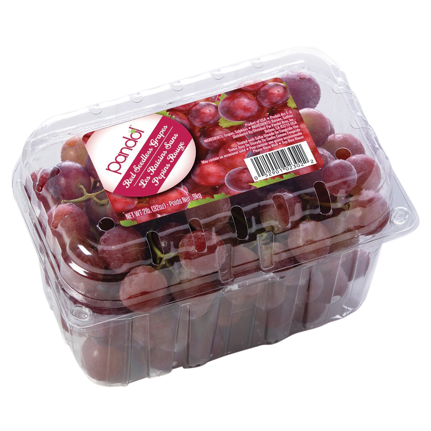 Red Seedless Grapes Clamshell-Main