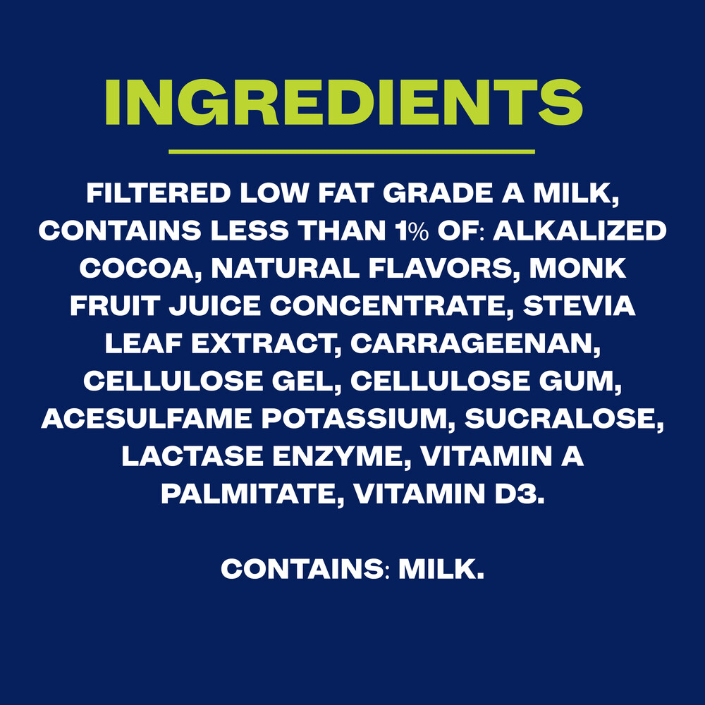 Core Power Milk Shake, High Protein, Chocolate-Ingredients