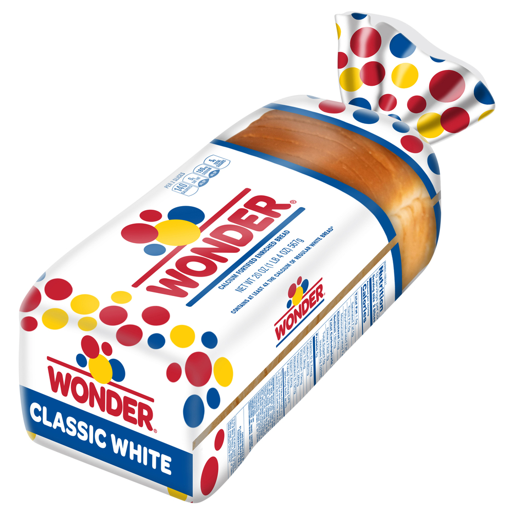 Wonder Bread Classic White Front Right Elevated