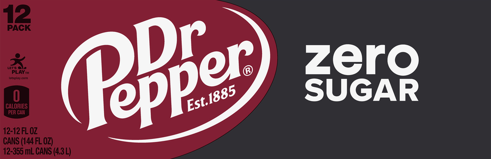 dr pepper cans zero