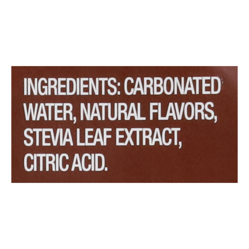 Zevia Soda, Zero Sugar, Ginger Root Beer-Ingredients