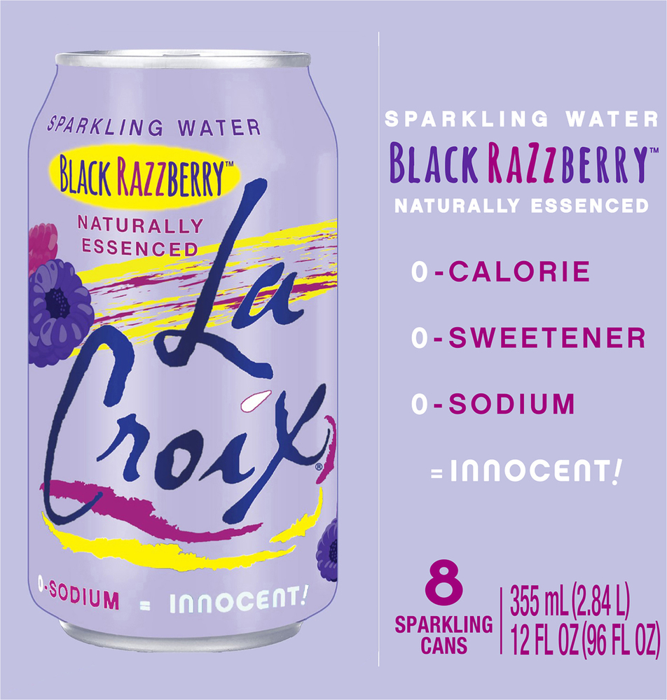 Black Sparkling Water Cascade Ice Black Raspberry Sparkling Water,