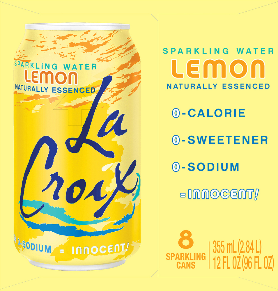 LaCroix Sparkling Water, Lemon-Planogram-Right