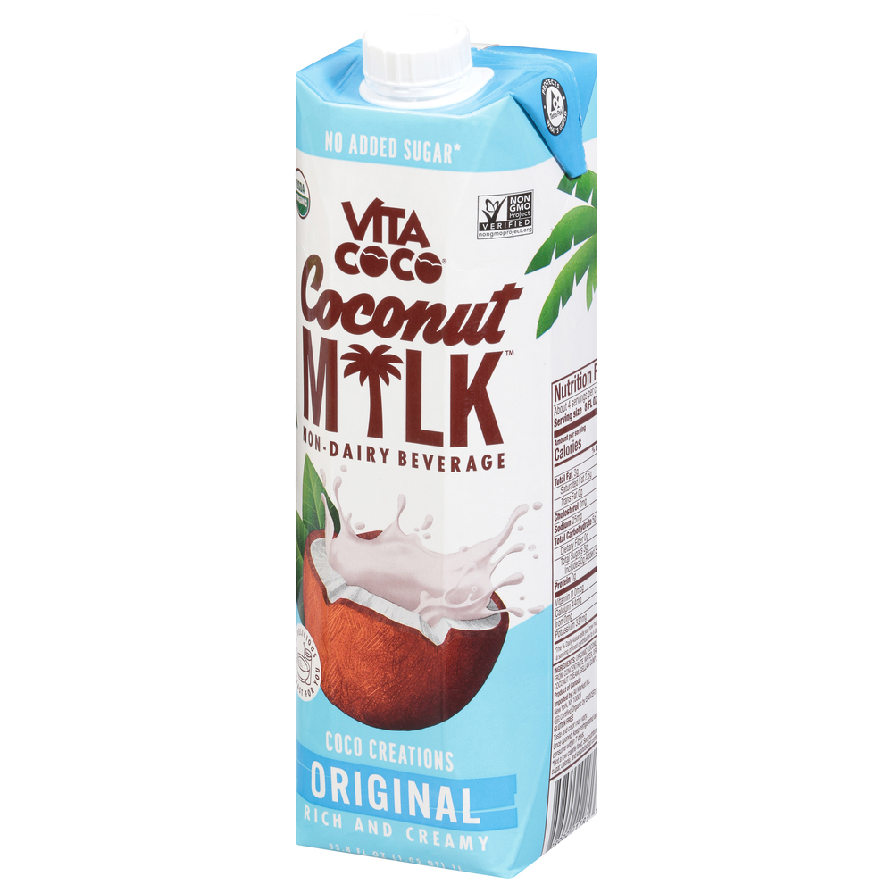 Vita Coco Coconut Milk, Original-Front-Right-Elevated