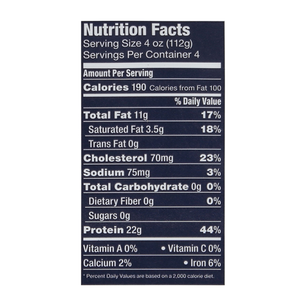 Swift Ground Pork 90% Lean Frozen-Nutrition-Facts