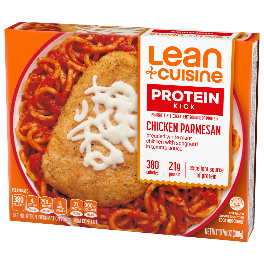 Lean Cuisine Protein Kick Chicken Parmesan-Front-Right-Elevated