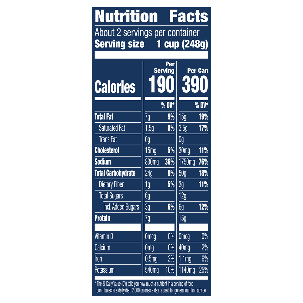 Progresso Soup, Chicken Corn Chowder-Nutrition-Facts