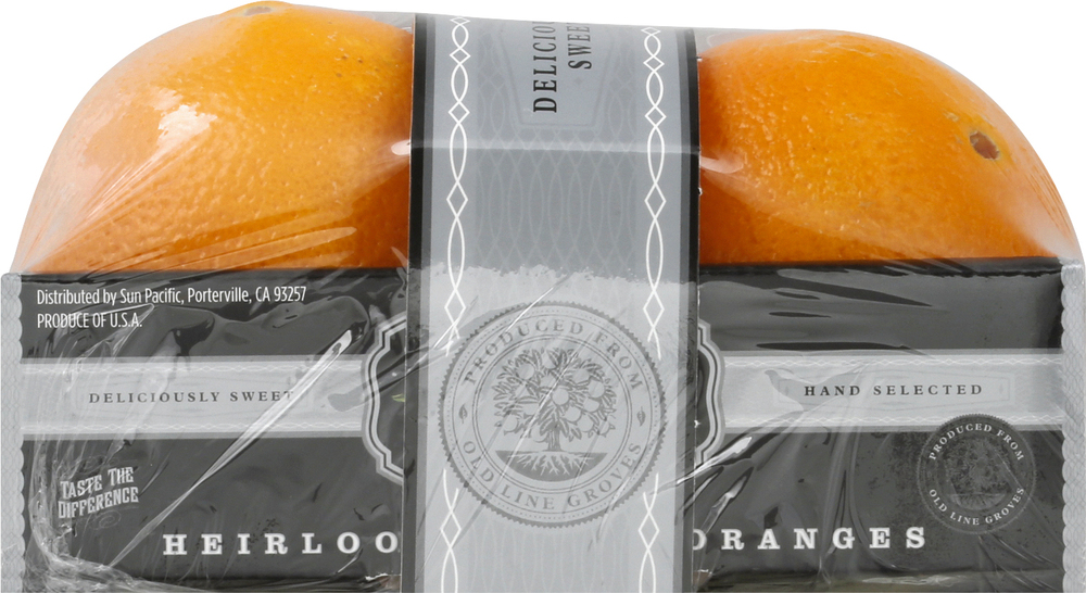 Vintage Sweets Navel Oranges, Heirloom-Planogram-Left