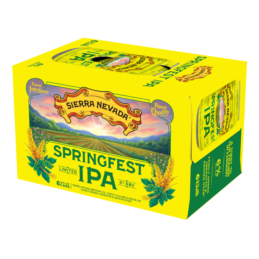 Sierra Nevada Beer, Seasonal Craft Beer 6 Pack (12oz Cans)-Front-Right ...