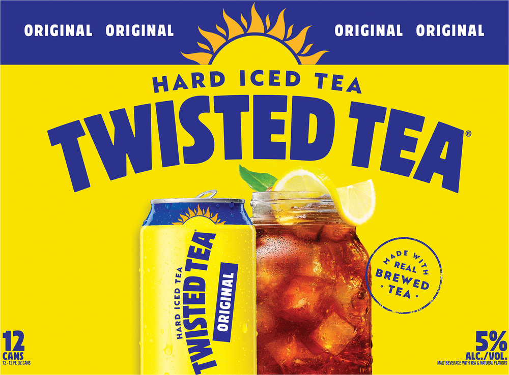 Twisted Tea Hard Iced Tea, Original-Planogram-Back