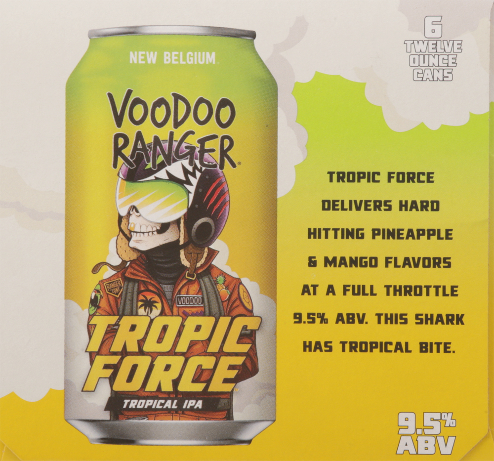 New Belgium Tropic Force Beer, Voodoo Ranger, Tropic Force, Tropical ...