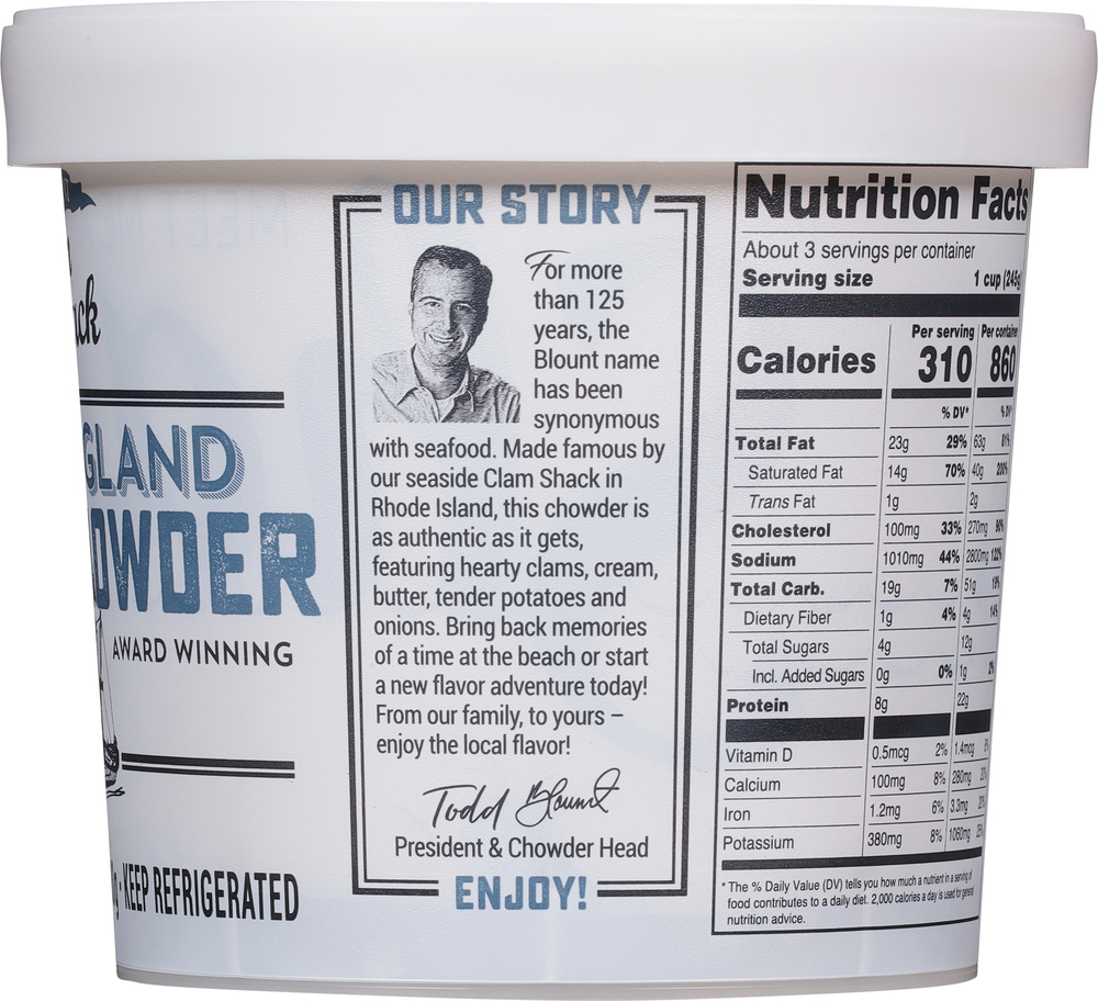 Blount Clam Shack New England Clam Chowder-Planogram-Right