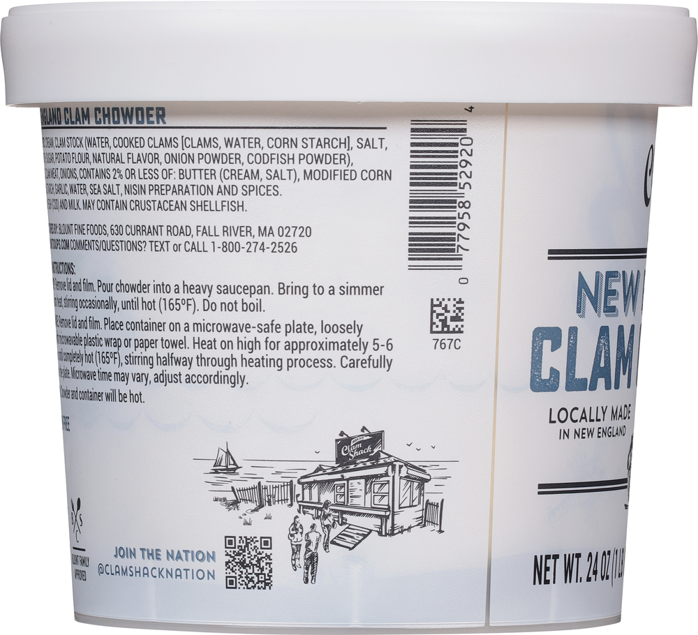 Blount Clam Shack New England Clam Chowder-Planogram-Left