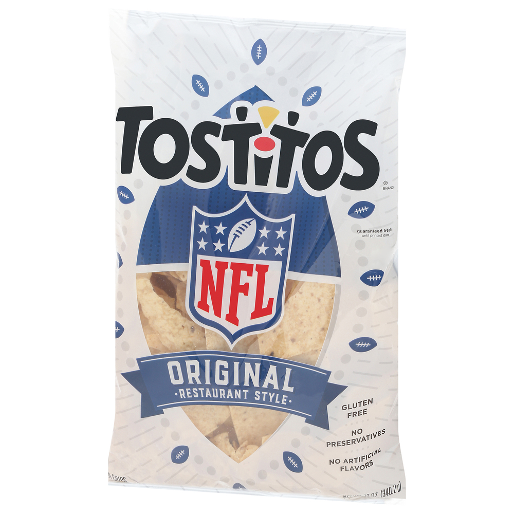 Tostitos Tortilla Chips, Original, Restaurant Style-Front-Right-Elevated